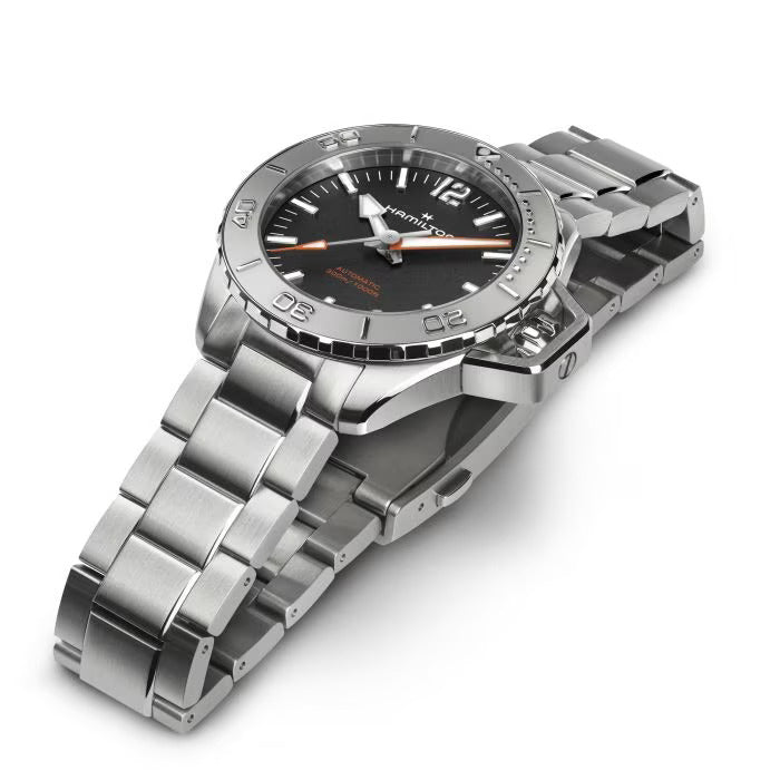 Relógio Hamilton Khaki Navy FROGMAN AUTO - H77485130 - Automático 41mm ...